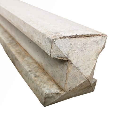 Slotted Concrete Fence Post 6ft x 4inch x 4inch - TW Aggregates
